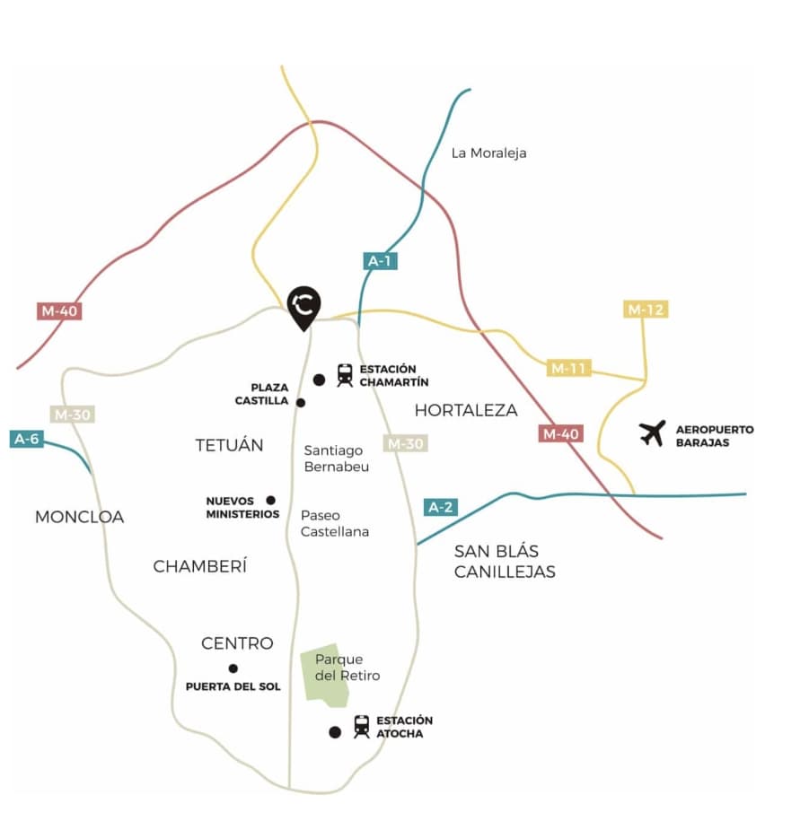 Cómo llegar | Caleido - Nueva zona urbana de Madrid